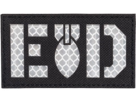 PATCH REFLECTIVE EOD BLACK – Tac City Airsoft