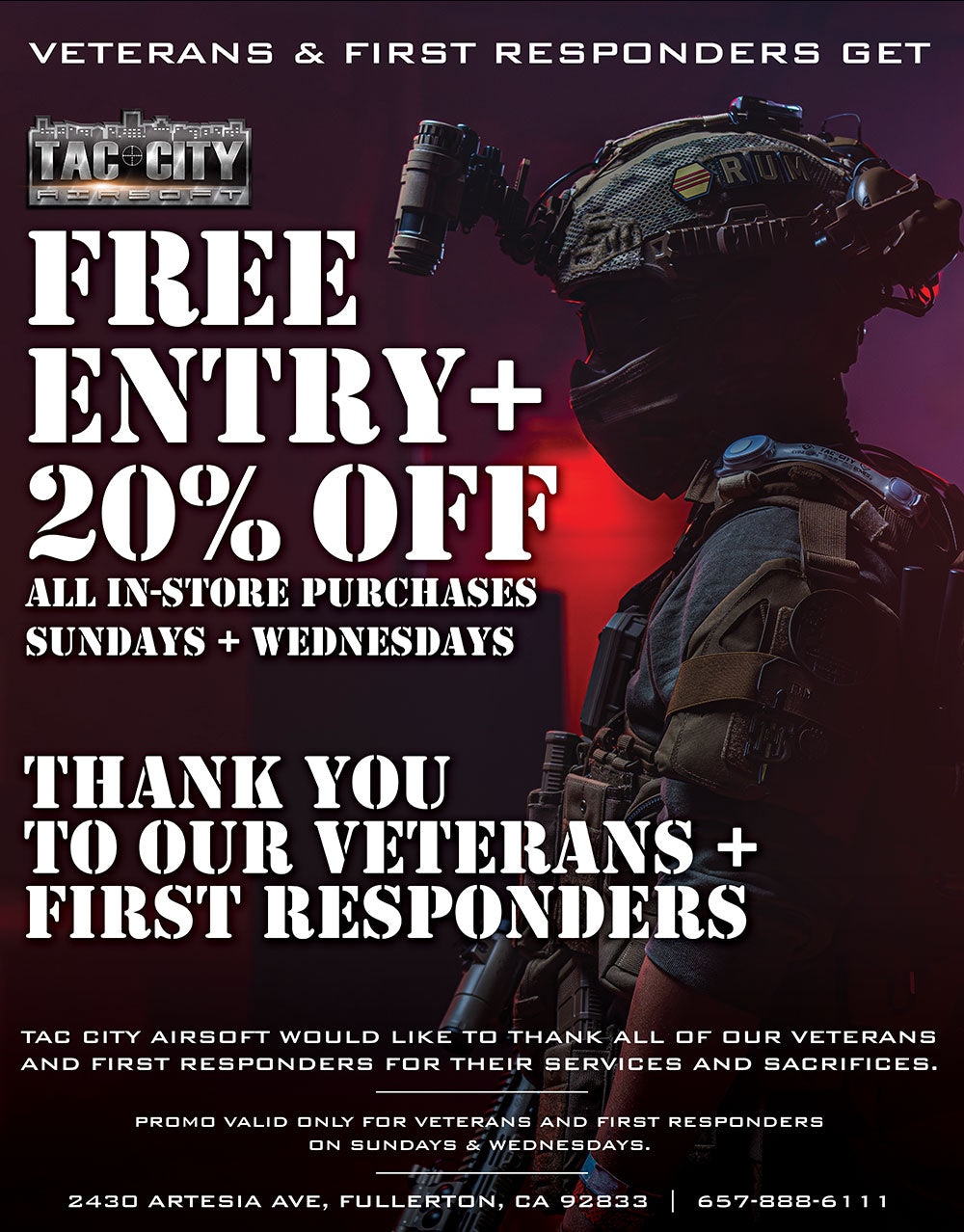 Tac City - LA & OC's Premier Indoor Airsoft Field – Tac City Airsoft