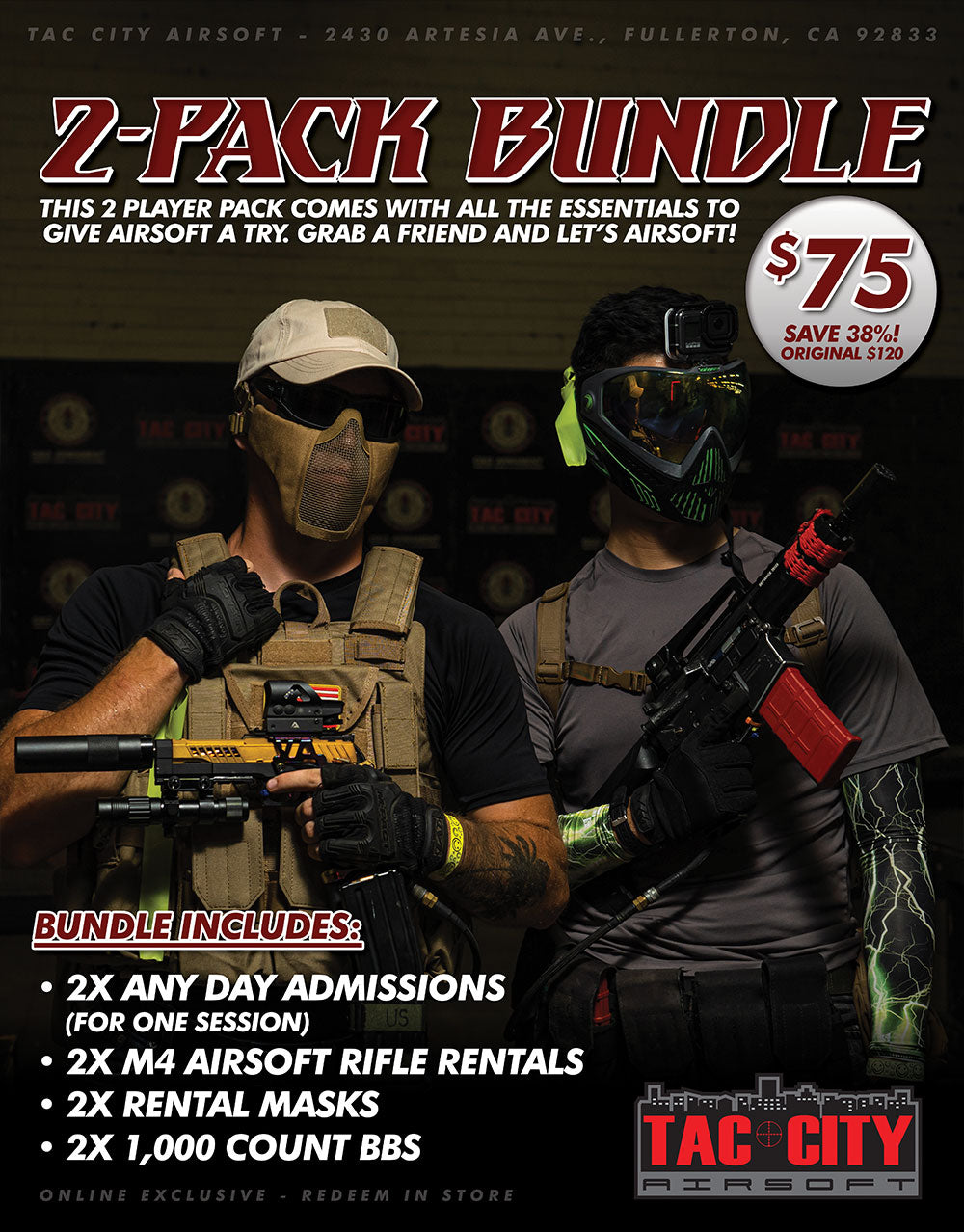 Tac City - LA & OC's Premier Indoor Airsoft Field – Tac City Airsoft