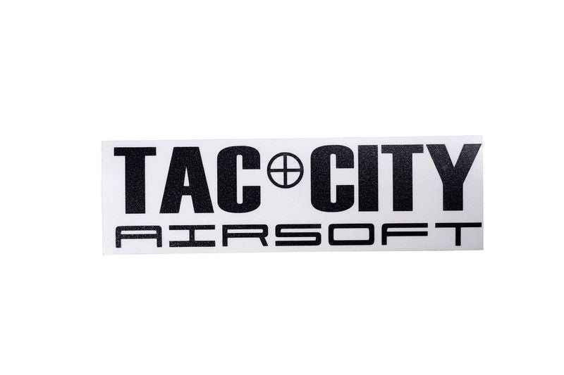 Tac City Decal Black / White – Tac City Airsoft