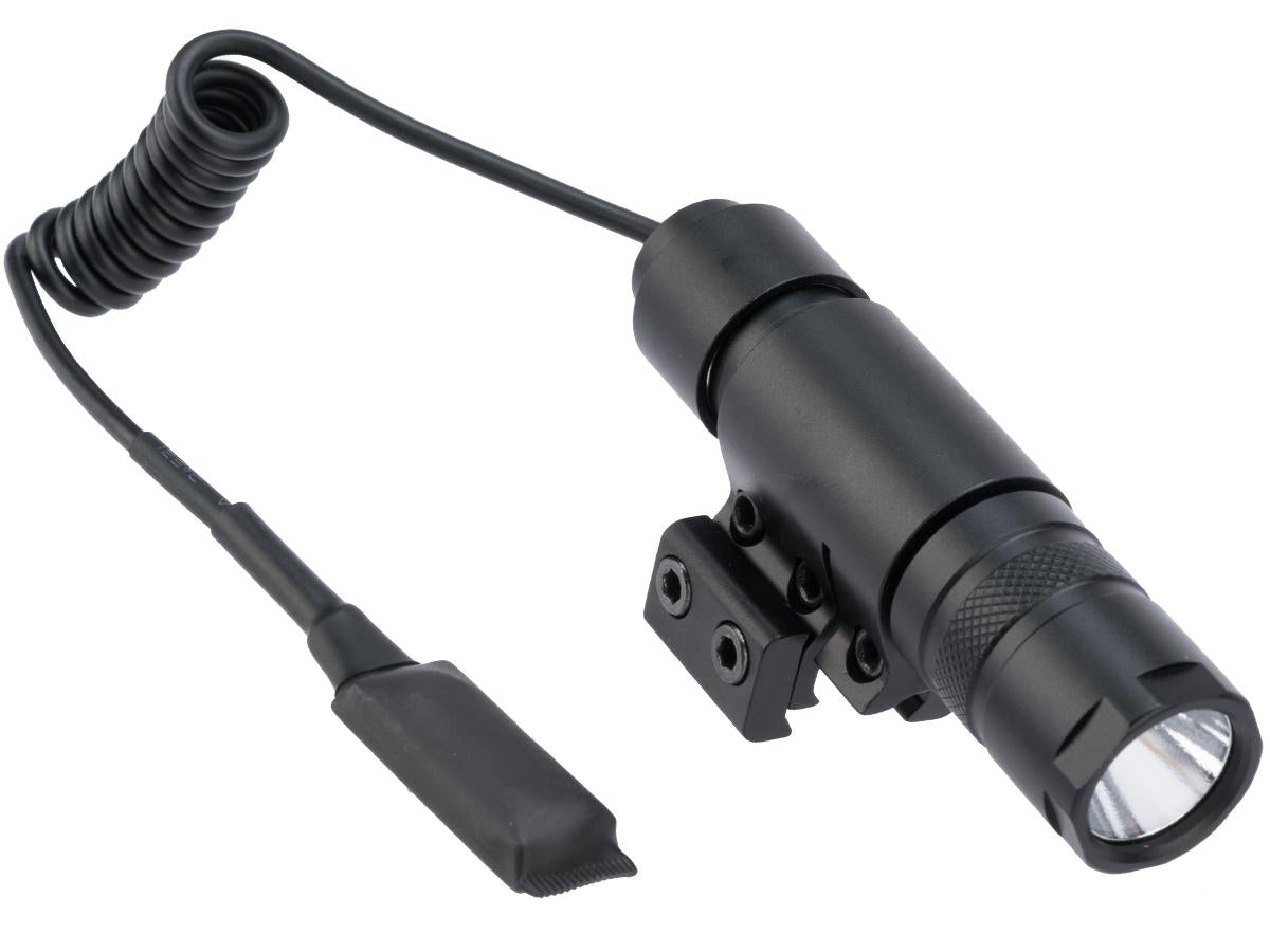 AIM METAL LED 400 LUMEN FLASHLIGHT W/ SWITCH – Tac City Airsoft