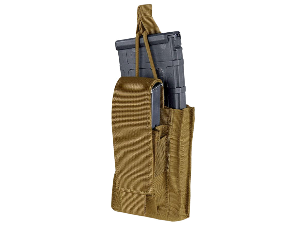 Condor Single Kangaroo M4 Mag Pouch Coyote Brown – Tac City Airsoft