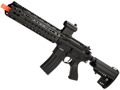 CYMA Sport KeyMod-S Full Metal M4 Airsoft AEG Black / 12" Barrel / 12 ...