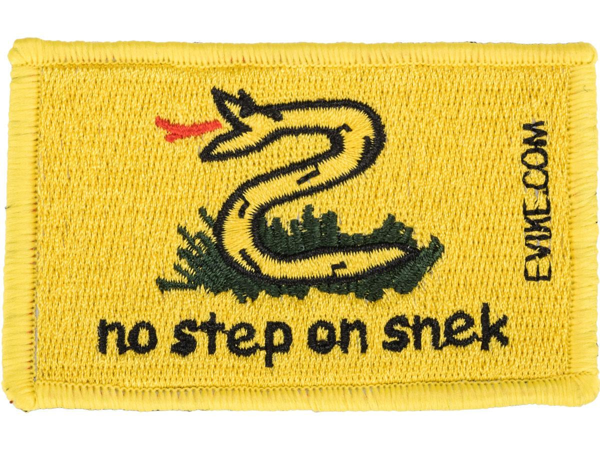 PATCH NO STEP ON SNEK – Tac City Airsoft