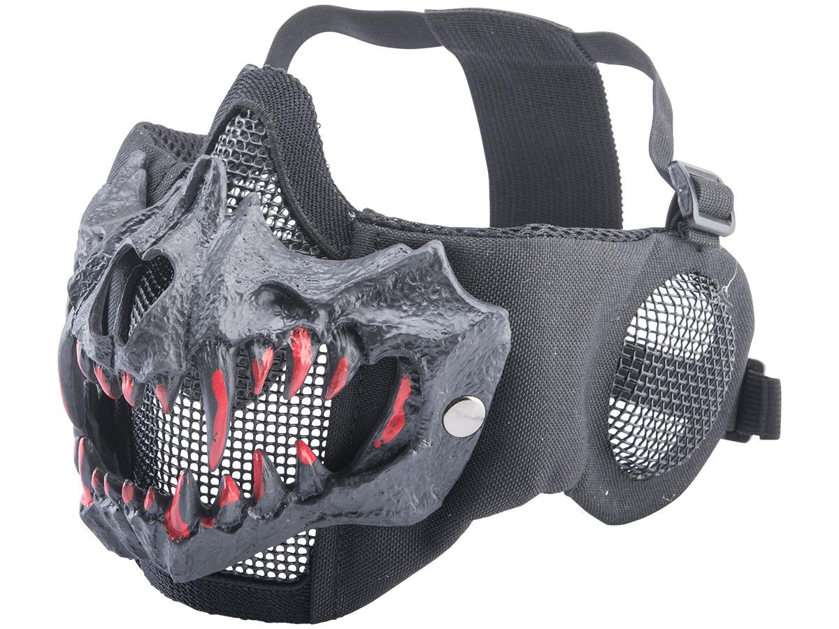 Matrix "Fangs" Lower Face Protection Mesh Mask Upgraded / Black – Tac ...