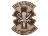 PATCH DO NO HARM PATCH DESERT – Tac City Airsoft