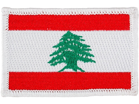 Patch Lebanon Country Flag – Tac City Airsoft