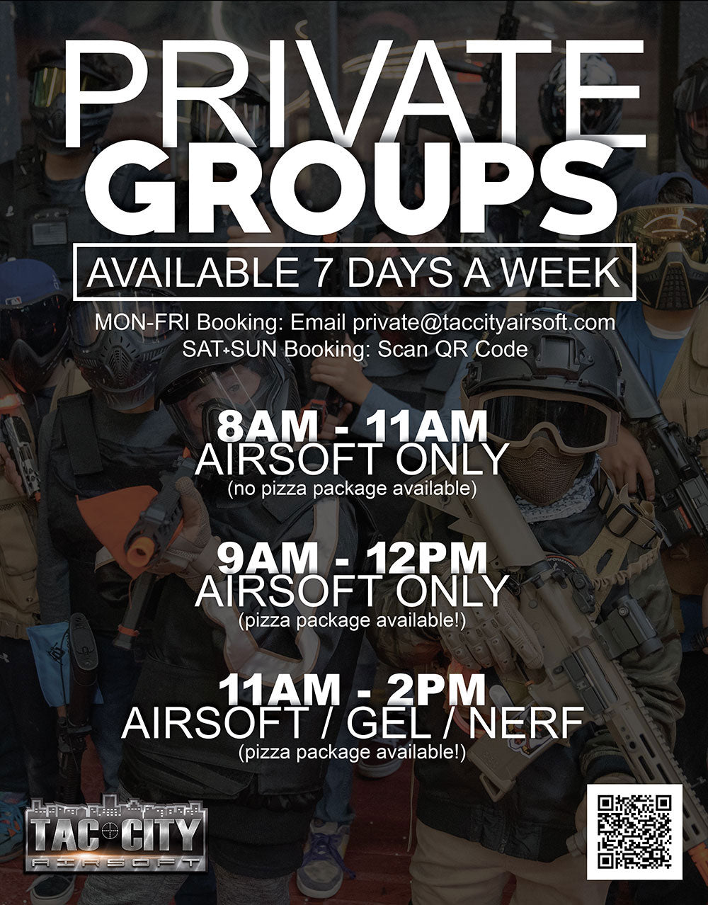 Private Groups – Tac City Airsoft
