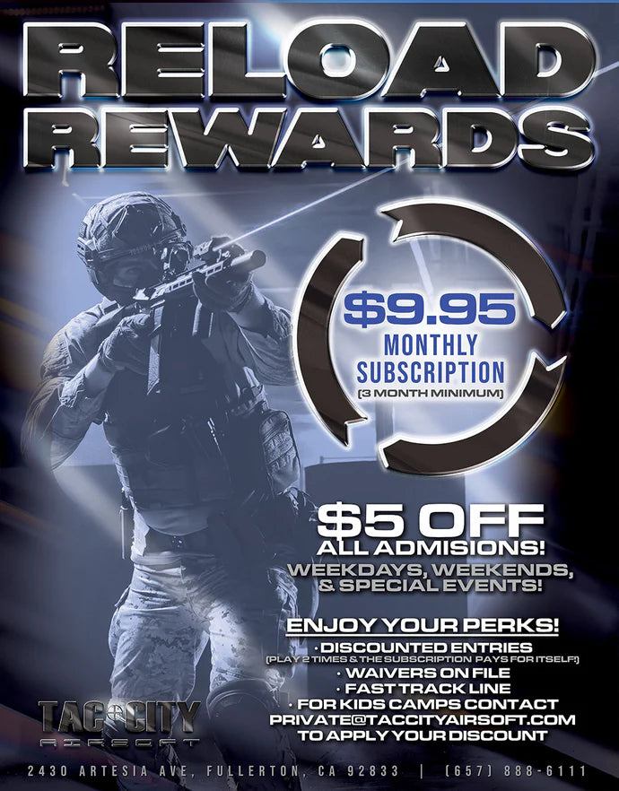 Reload Rewards Program Purchase – Tac City Airsoft